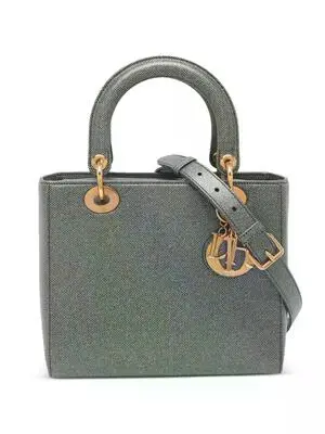 DIOR Christian Dior Lady Dior Leather Tote Bag