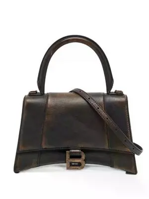 Balenciaga Small Hourglass Tote Bag - Brown