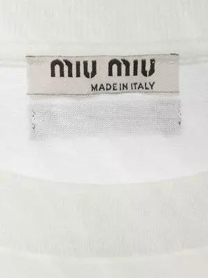 Miu Miu 2018 Graphic-logo T-shirt