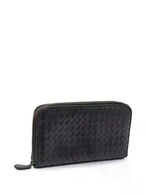 Bottega Veneta Intrecciato Zip-around Wallet