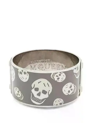 Alexander McQueen Tone Skull Motif Bangle Bracelet