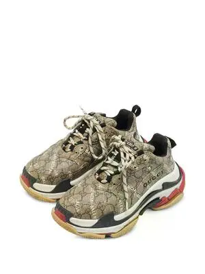 Gucci X Balenciaga Triple S Lace-up Sneakers
