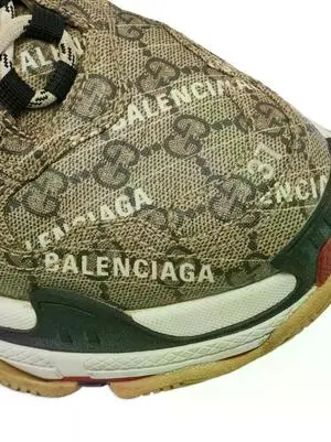 Gucci X Balenciaga Triple S Lace-up Sneakers