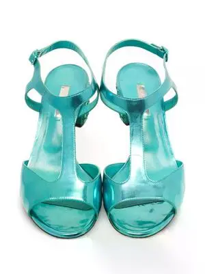 Casadei T-strap Block-heel Sandals