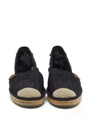 Fendi Embroidered Ff Espadrilles