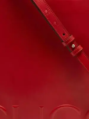 Gucci Logo Embossed Tote Bag