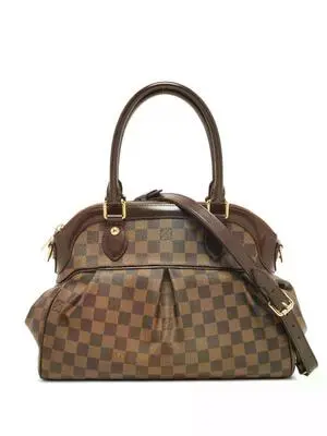 LOUIS VUITTON Damier Ebene Trevi Pm Handbag