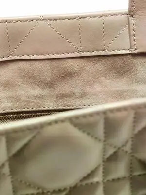 Dior Medium Book Macrocannage Tote Bag - Neutrals