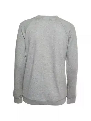 Balmain Logo Print Crew Neck Sweater - Grey