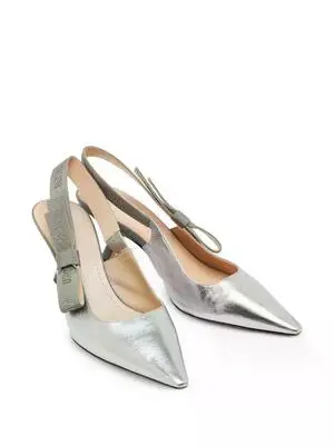 Dior J'adior Slingback Pumps - Silver
