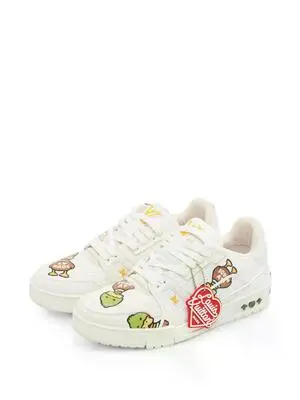 LOUIS VUITTON X Nigo Low Top Sneakers - White