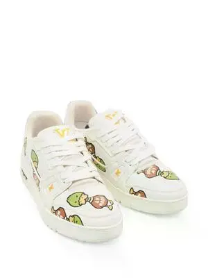 LOUIS VUITTON X Nigo Low Top Sneakers - White
