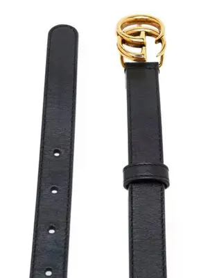 Gucci Gg Marmont Logo Buckle Belt