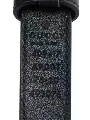 Gucci Gg Marmont Logo Buckle Belt