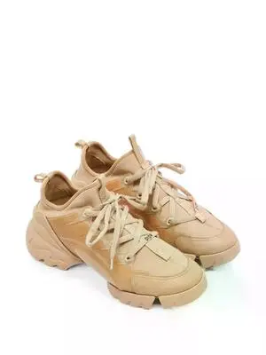 Dior D-connect Lace-up Sneakers - Neutrals