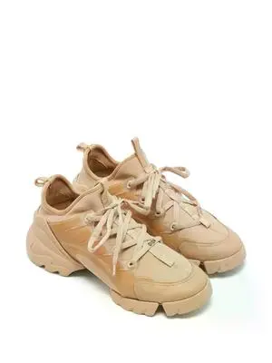 Dior D-connect Lace-up Sneakers - Neutrals