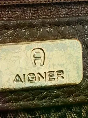 AIGNER Monogram Tote Bag
