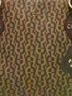 AIGNER Monogram Tote Bag