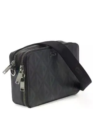 Dior 2023 Logo-detail Messenger Bag - Black