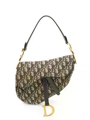 Dior Saddle Oblique Shoulder Bag - Neutrals