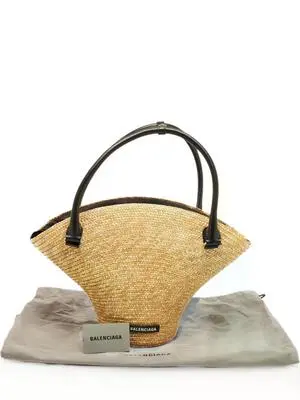 Balenciaga Woven Tote Bag - Neutrals
