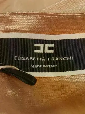 Elisabetta Franchi Ruffle Cropped Top