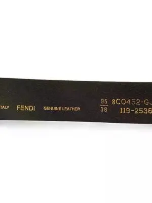 Fendi Ff Logo Buckle Belt