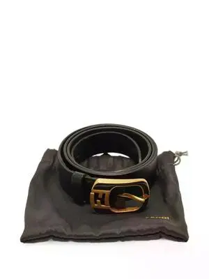 Fendi Ff Logo Buckle Belt