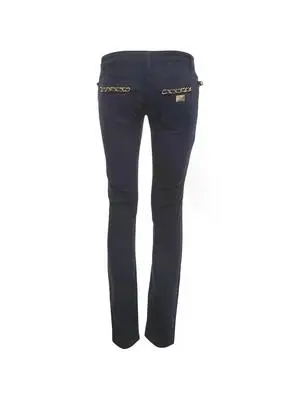Elisabetta Franchi Chain-detail Slim-fit Jeans
