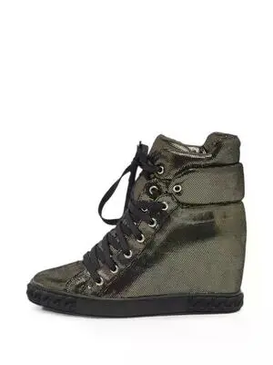 Casadei Gold Tone Sneakers For Women