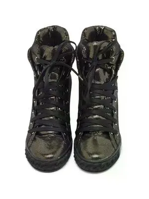 Casadei Wedge-heel High-top Sneakers