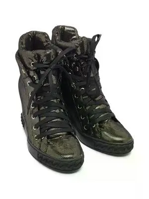 Casadei Wedge-heel High-top Sneakers