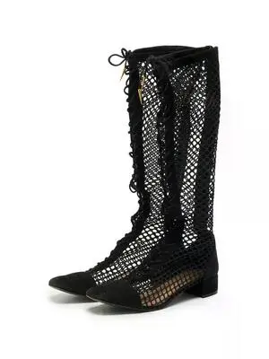 Dior D-naughtily Lace-up Boots