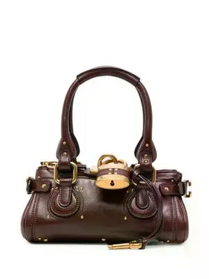 Chloé Paddington Leather Tote Bag - Brown