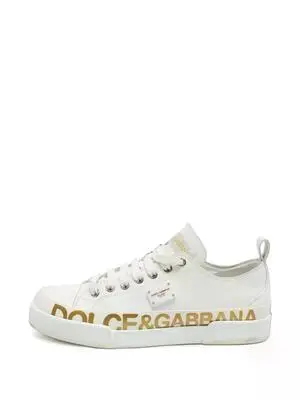 Dolce & Gabbana Portofino Sneakers With Logo Detailing