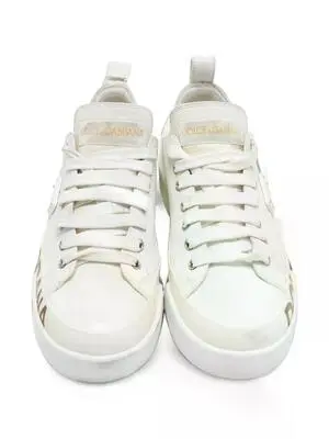 Dolce & Gabbana Portofino Sneakers With Logo Detailing