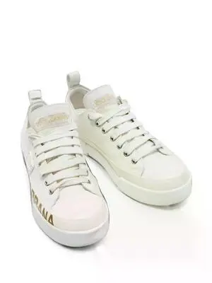 Dolce & Gabbana Portofino Sneakers With Logo Detailing