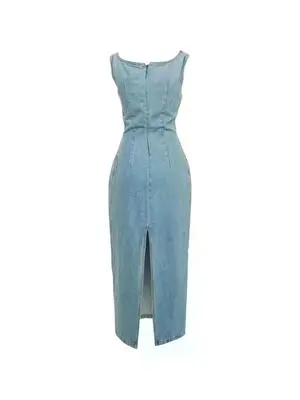 Magda Butrym Sleeveless Slit Midi Dress
