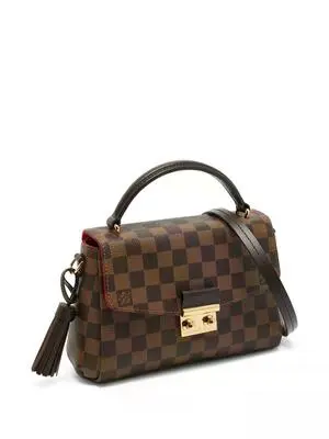 LOUIS VUITTON Croisette Damier Ebene Handbag - Brown