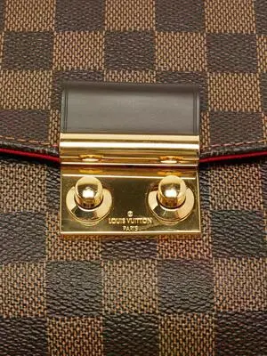 LOUIS VUITTON Croisette Damier Ebene Handbag - Brown
