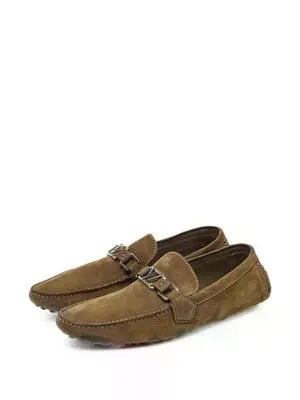LOUIS VUITTON Hockenheim Suede Loafers