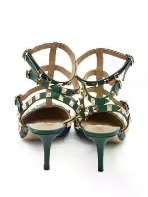 Valentino Garavani Rockstud Caged Pumps - Green