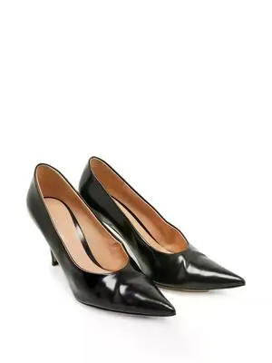 GIANVITO ROSSI Leather Pointed Toe Stiletto Pumps
