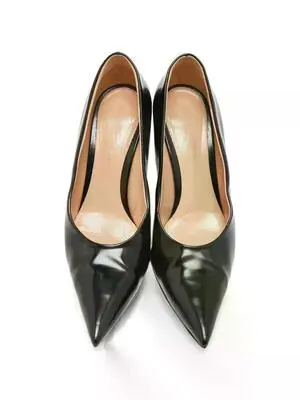 GIANVITO ROSSI Leather Pointed Toe Stiletto Pumps