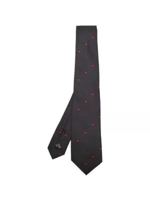 Emporio Armani Logo-detail Neck Tie - Blue