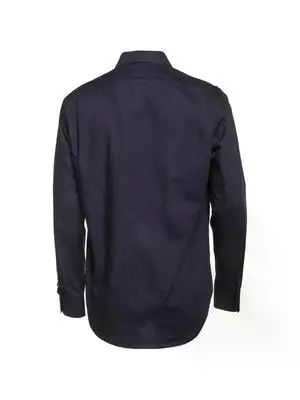 LOUIS VUITTON Monogram-pattern Long-sleeve Shirt