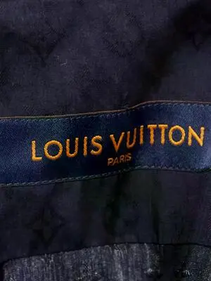 LOUIS VUITTON Monogram-pattern Long-sleeve Shirt