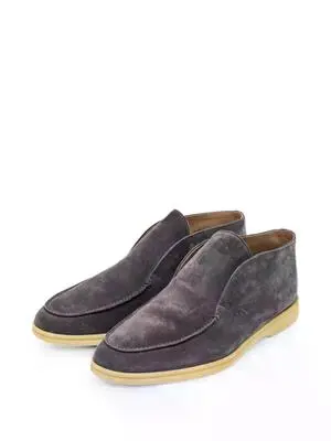 LORO PIANA Open Walk Suede Desert Boots