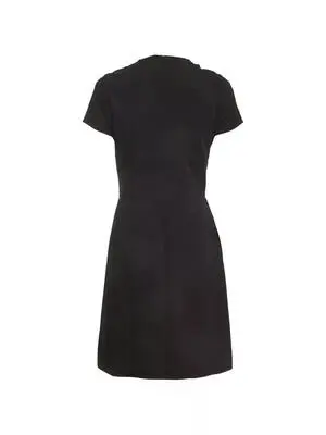 Moschino Pleated Bow Midi Dress
