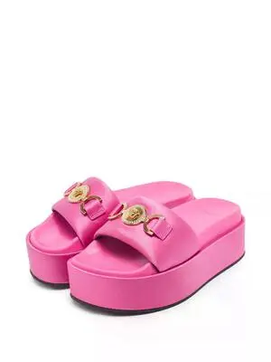 Versace La Medusa Platform Sandals - Pink